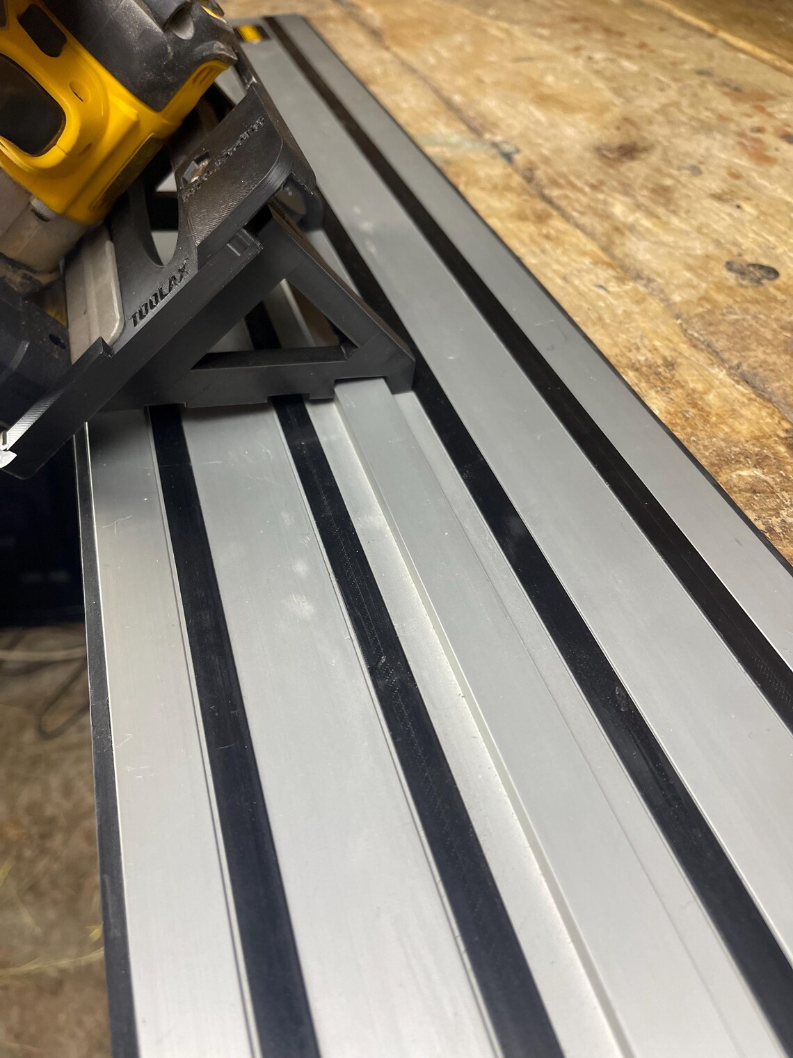 TOOLAX Guide Rail Adapter Base Cut Perfect 45 & 90 Angles Compatible ...