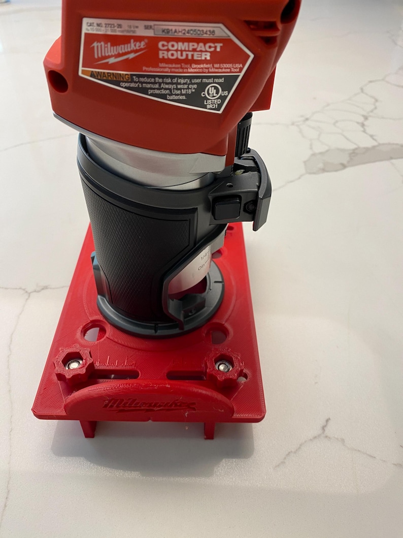 Milwaukee M18 FUEL Router Base Jig for Making Mortise / Slot Mortises ...