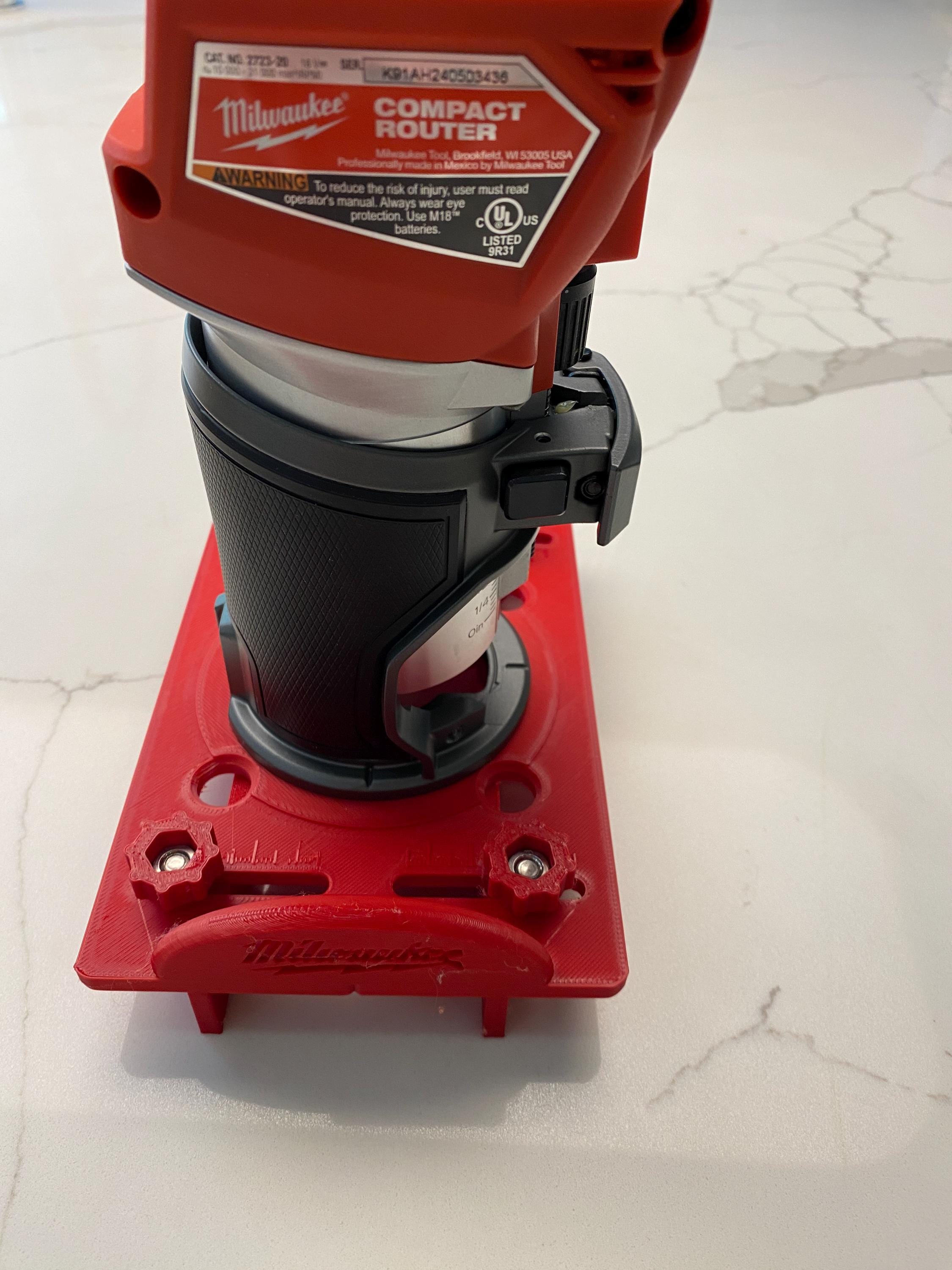 Milwaukee M18 FUEL Router Base Jig for Making Mortise / Slot Mortises ...