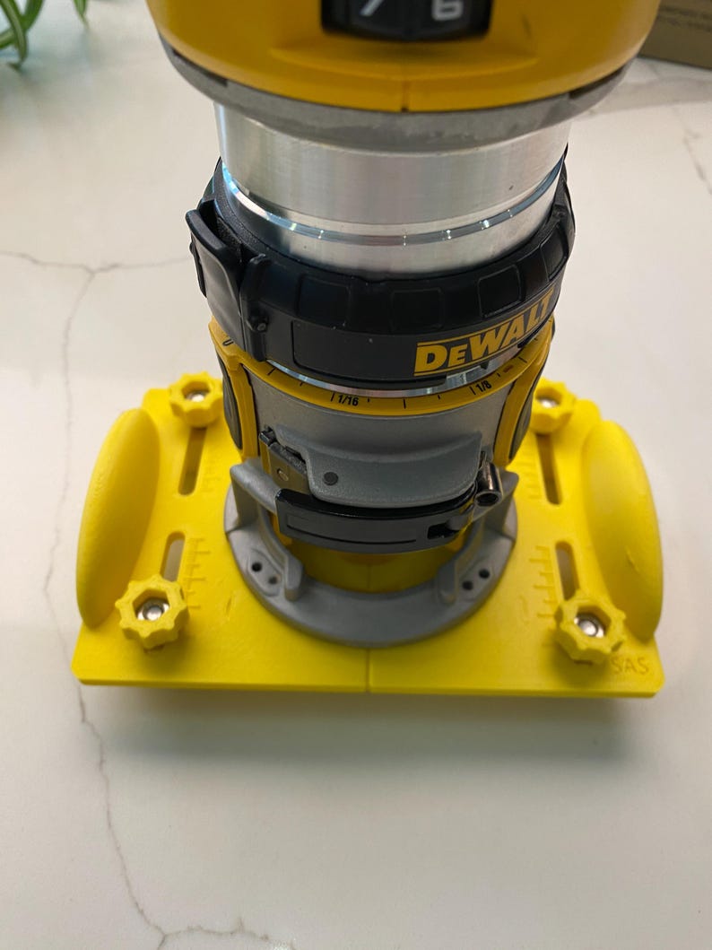 Dewalt DCW600 DWP611 Router Base Jig for Making Mortises / Slot ...