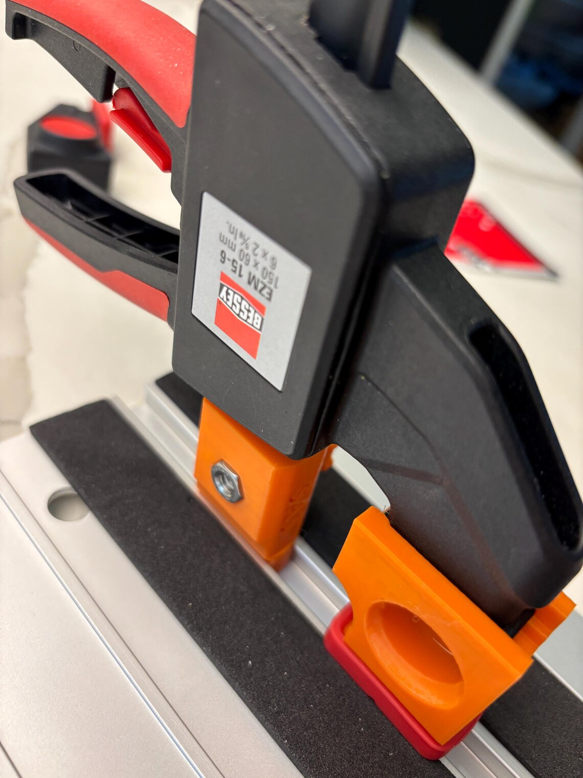 Triton Track Saw Guide Rail Clamp Adaptor Feet - to Fit Bessey Clamp ...