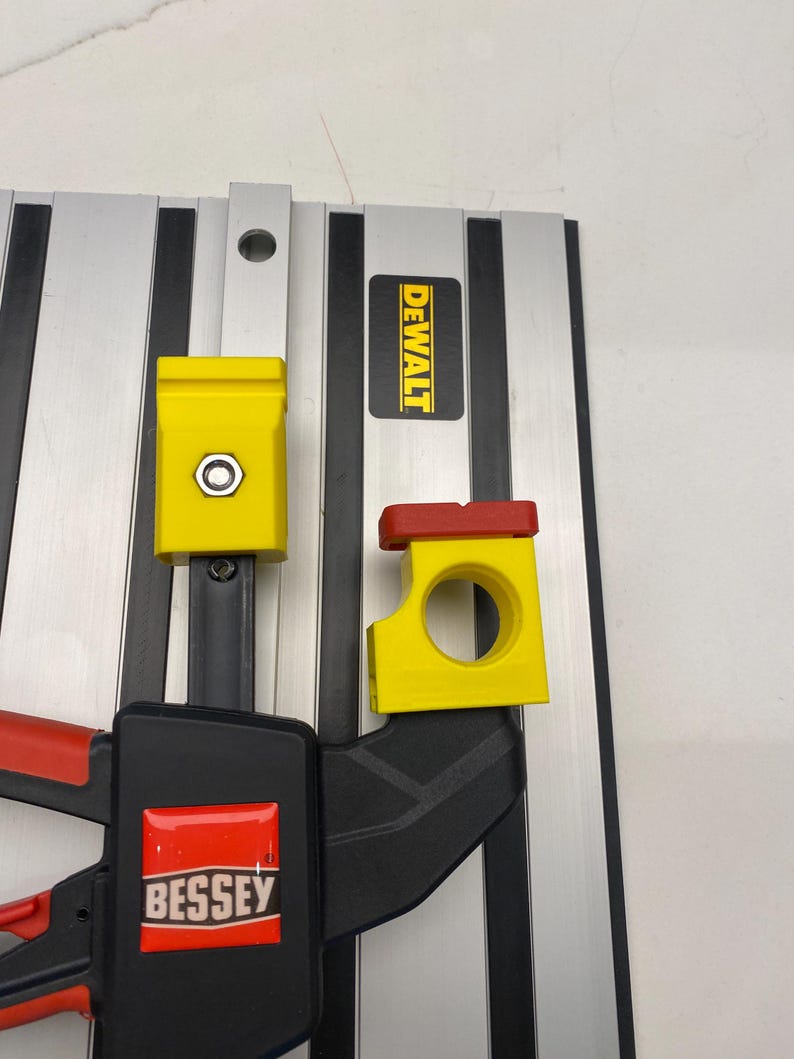 Dewalt Track Saw FS Guide Rail Clamp Adaptor Feet to Fit Bessey Clamp ...
