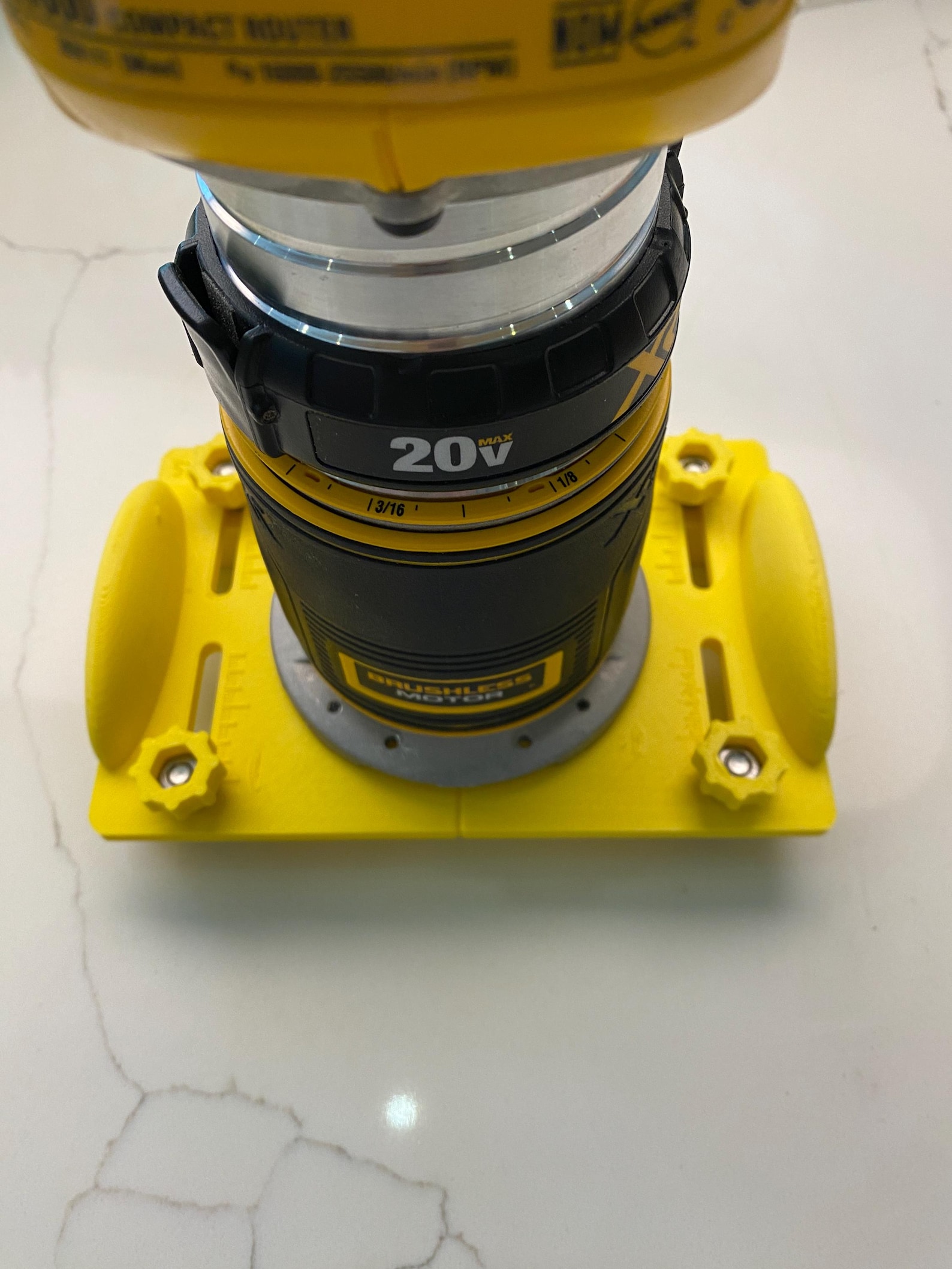 Dewalt DCW600 DWP611 Router Base Jig for Making Mortises / Slot ...