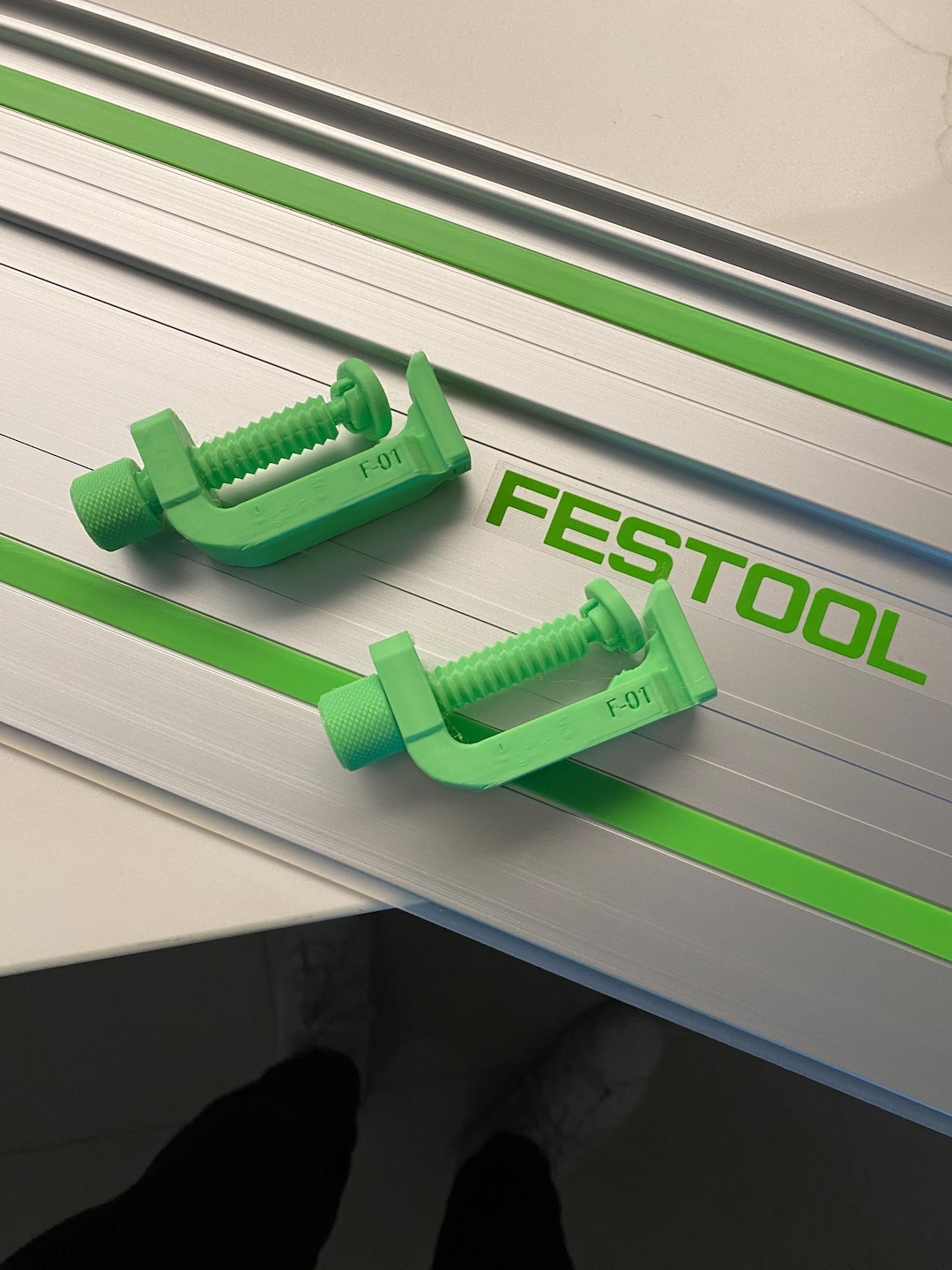 Festool Track Saw Guide Rail Clamp - All in One G Clamp Complete (pair ...