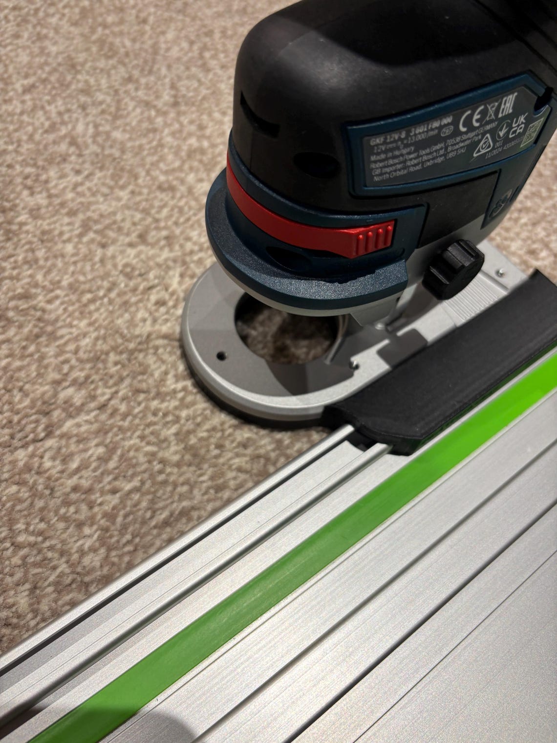 Bosch Router GKF 12V-8 Guide Rail Adapter for Festool Guide Rail - Etsy