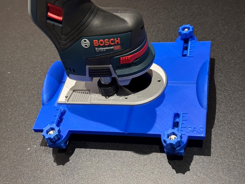 Bosch GKF 12V - 8 Router Base Jig for Making Mortises / Slot Mortises ...