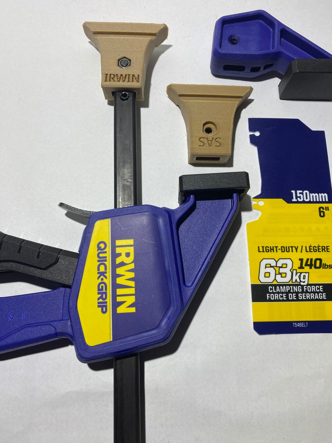 Makita Guide Rail Clamp Adaptor for Irwin Quick-grip Clamp (set of 2 ...