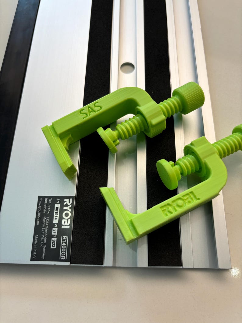 Ryobi Track Saw Guide Rail G-clamp All-in-one (PK-2) Complete! - Etsy UK