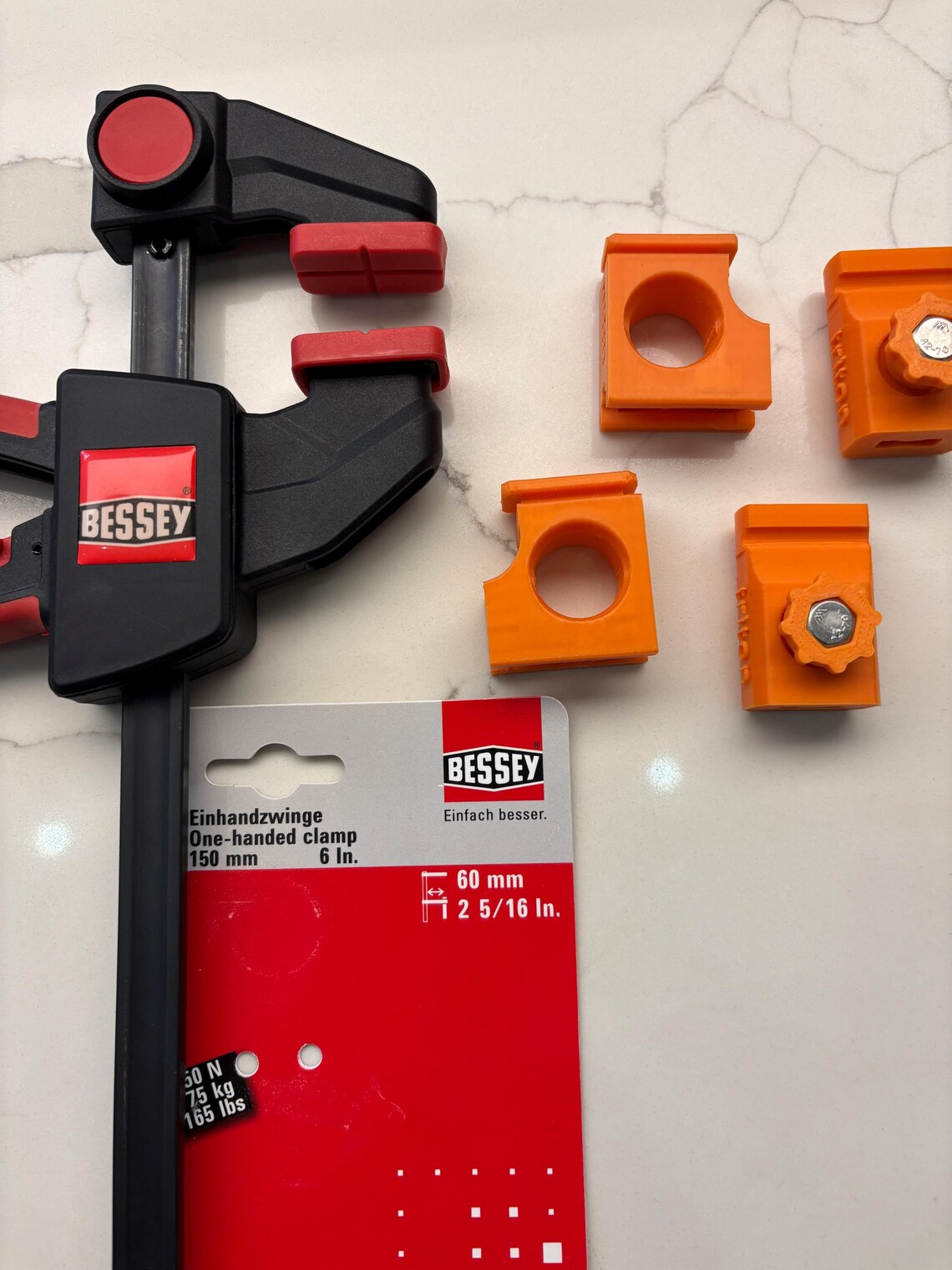 Triton Track Saw Guide Rail Clamp Adaptor Feet - to Fit Bessey Clamp ...