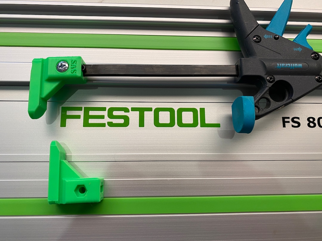 Festool Track Saw / Guide Rail Clamp Feet Adaptor for Wolfcraft Clamp ...