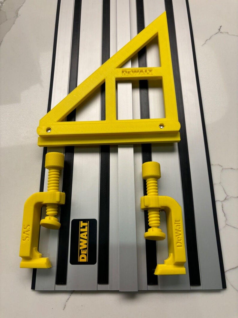 Dewalt Track Saw Bundle G-clamp All-in-one + 45&90 Degree Angle Guide ...