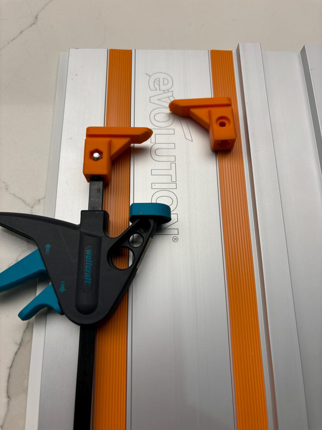 Evolution Track Saw FSN Guide Rail Clamp Feet - (PK2) to Fit Wolfcraft ...