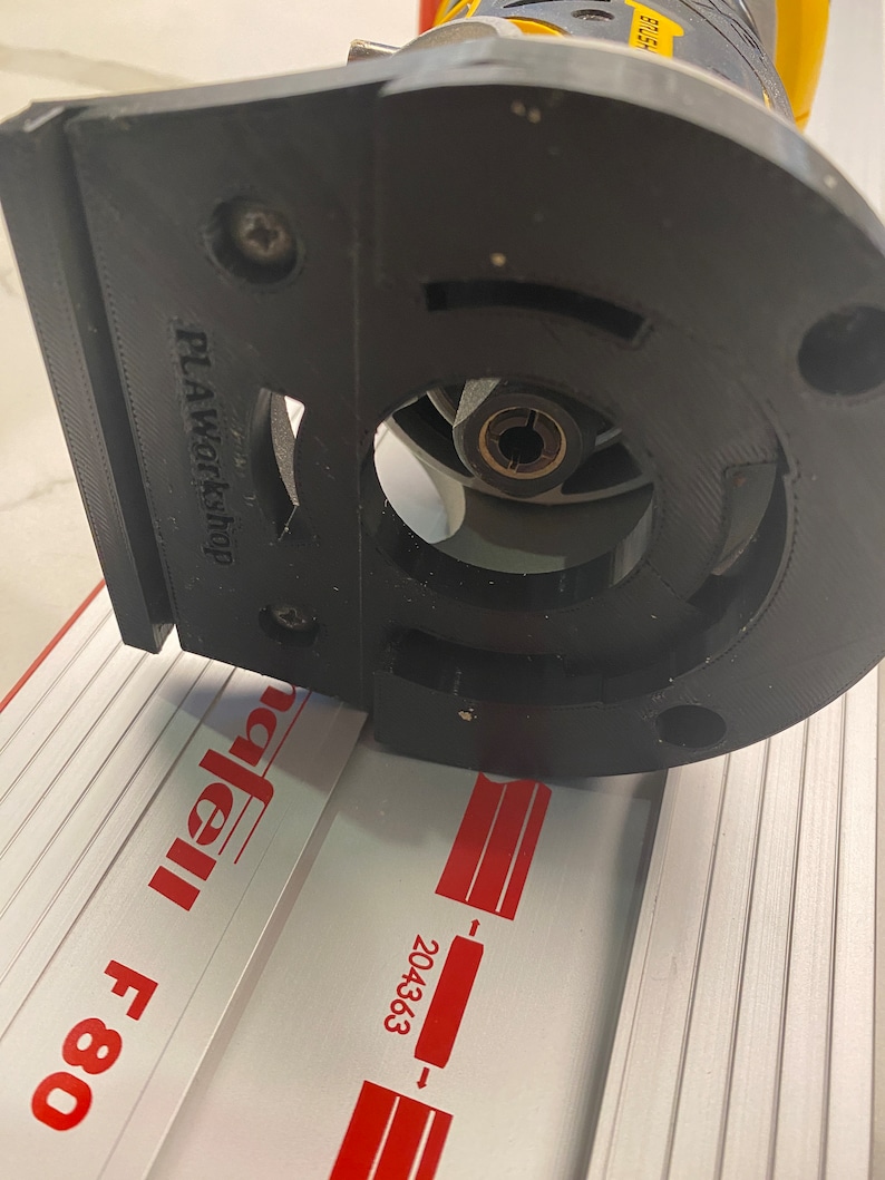 Dewalt Router DCW600 DWP611 Plunge Base Guide Rail Adapter to Mafell ...