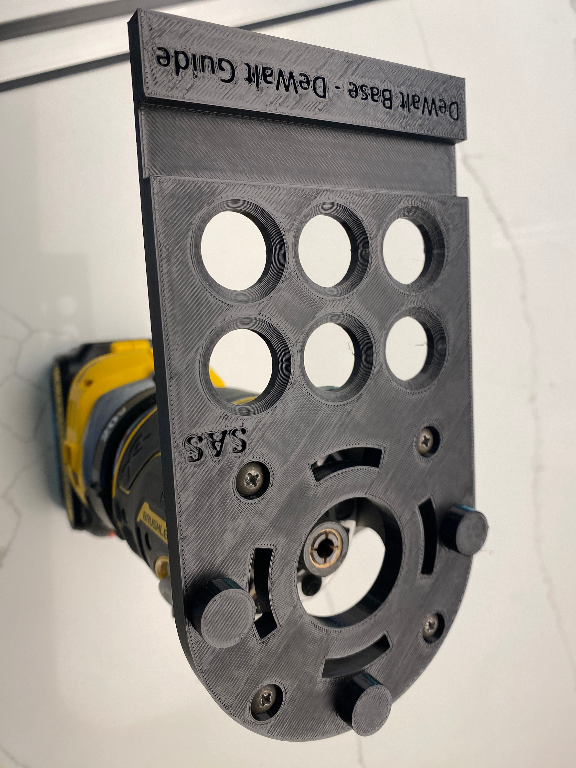 Dewalt Router DCW600 DWP611 Plunge Base Guide Rail Adapter for Dewalt ...