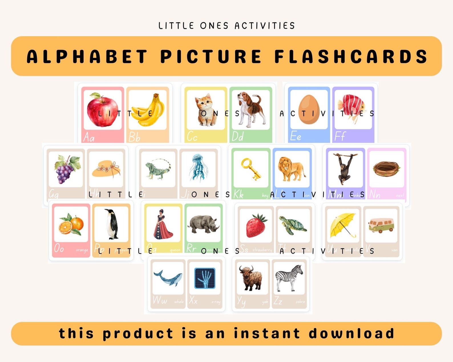 Alphabet (A-Z) Flashcards - Activity Cards - Letters - Sounds ...