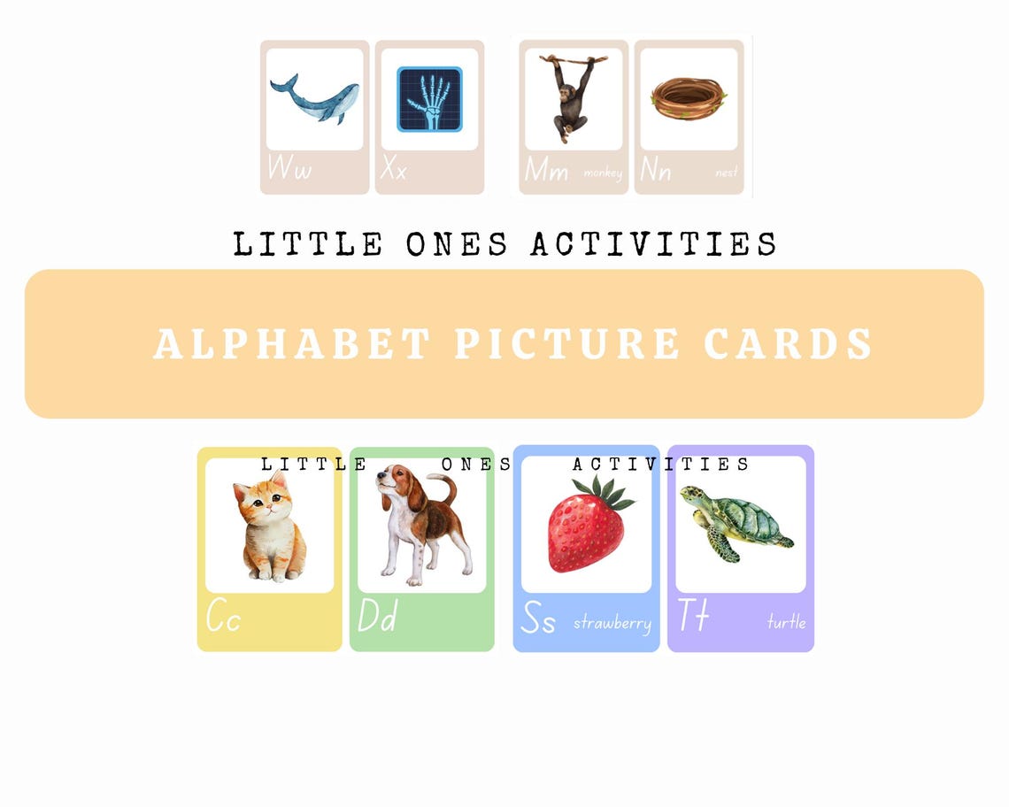 Alphabet (A-Z) Flashcards - Activity Cards - Letters - Sounds ...