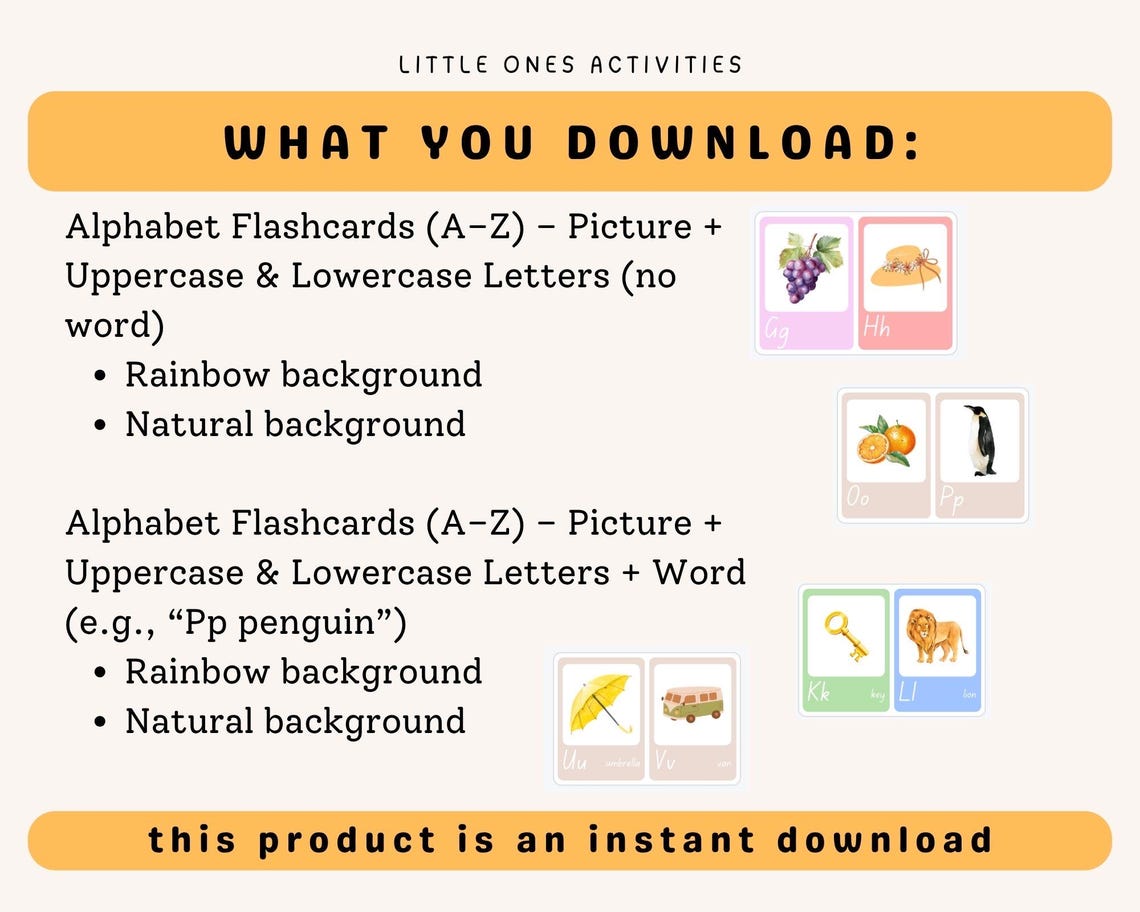 Alphabet (A-Z) Flashcards - Activity Cards - Letters - Sounds ...