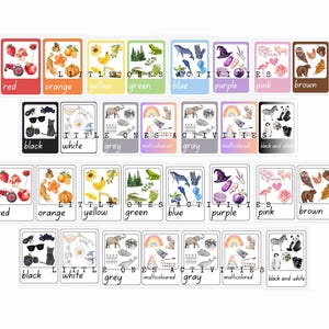 Colour Cards - Color Learning - Recognition - Printable - Flashcards ...