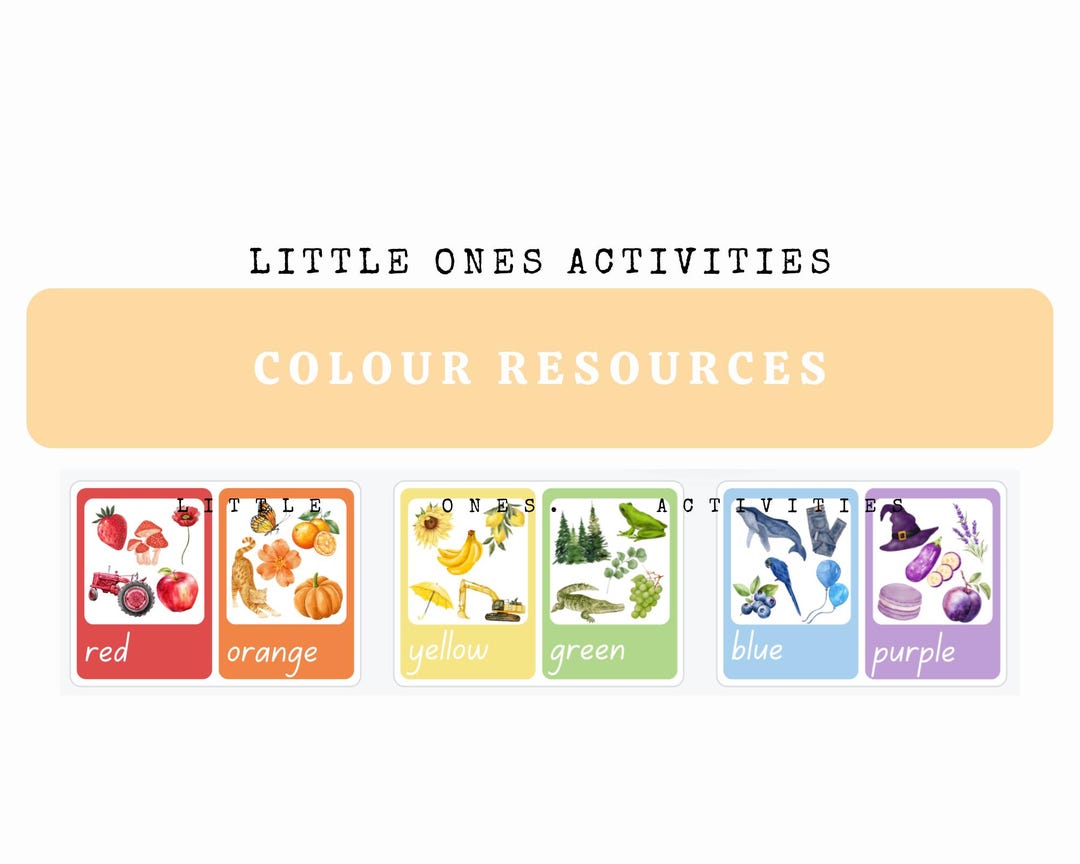 Colour Cards - Color Learning - Recognition - Printable - Flashcards ...