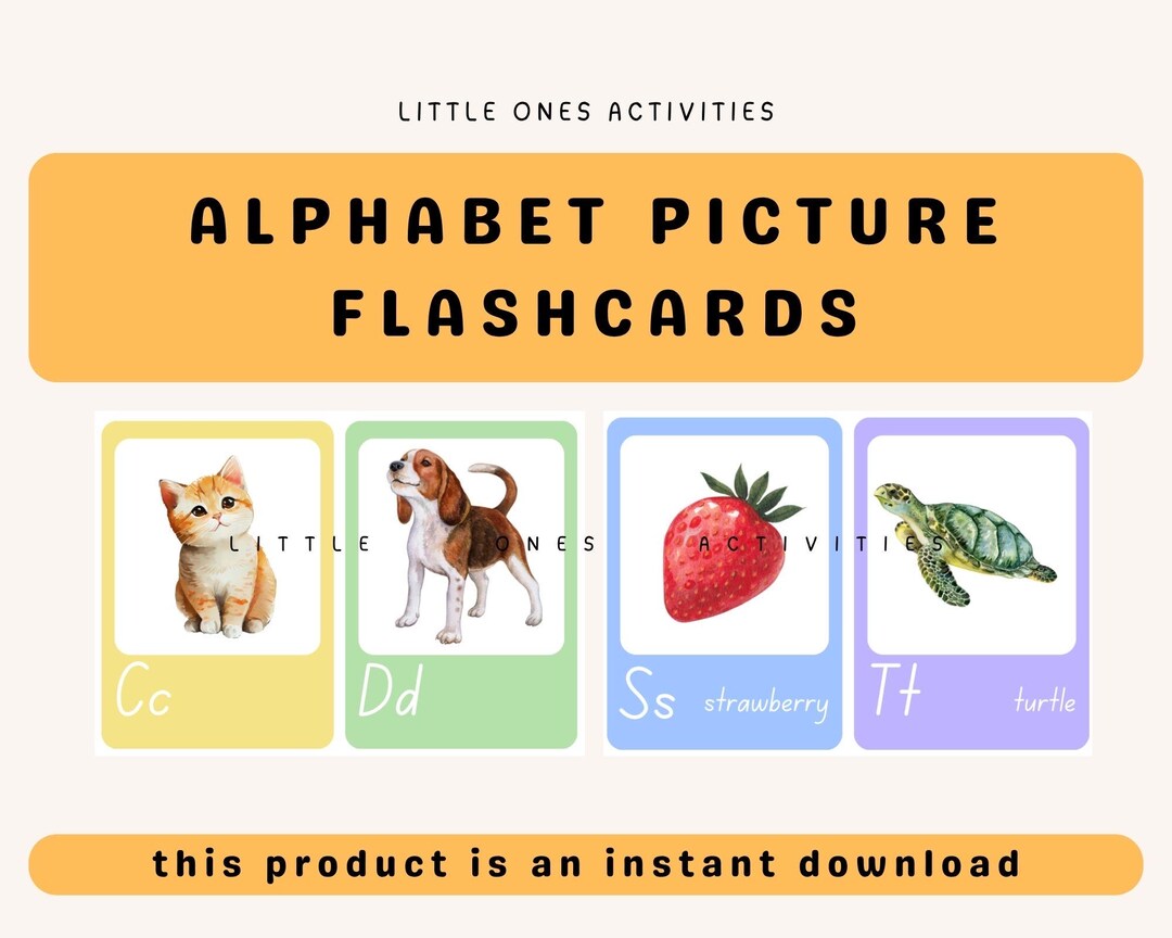 Alphabet (A-Z) Flashcards - Activity Cards - Letters - Sounds ...