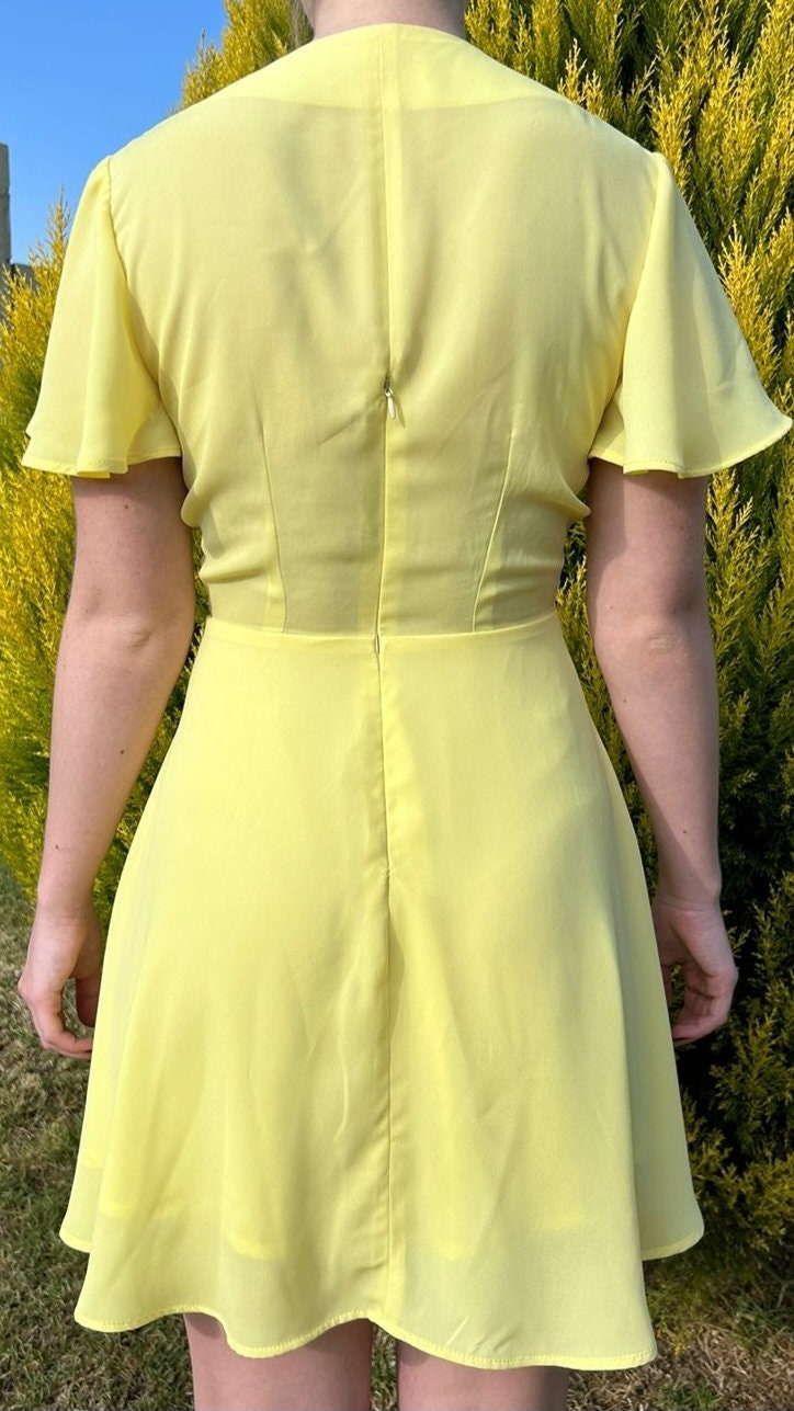 Tie Front Dress Sewing Pattern: Butterfly Sleeves (sizes 4-20 UK) (PDF ...