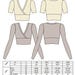 Ballerina Wrap Top Sewing Pattern: Stretch Knit, XS-XL (PDF Pattern) - Etsy