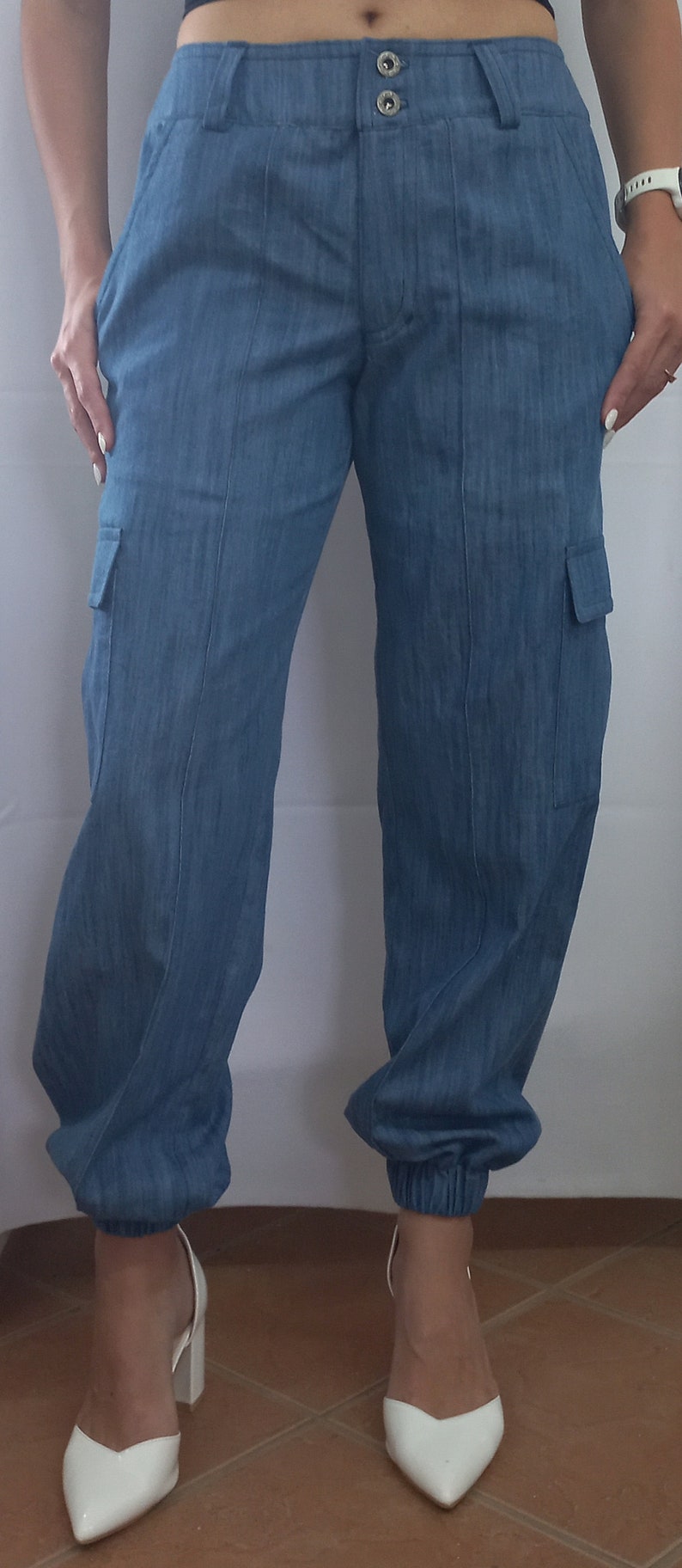 Pattern. Cargo Pants Low Waist With Multiple Flap Pockets. Sizes 4-18 ...