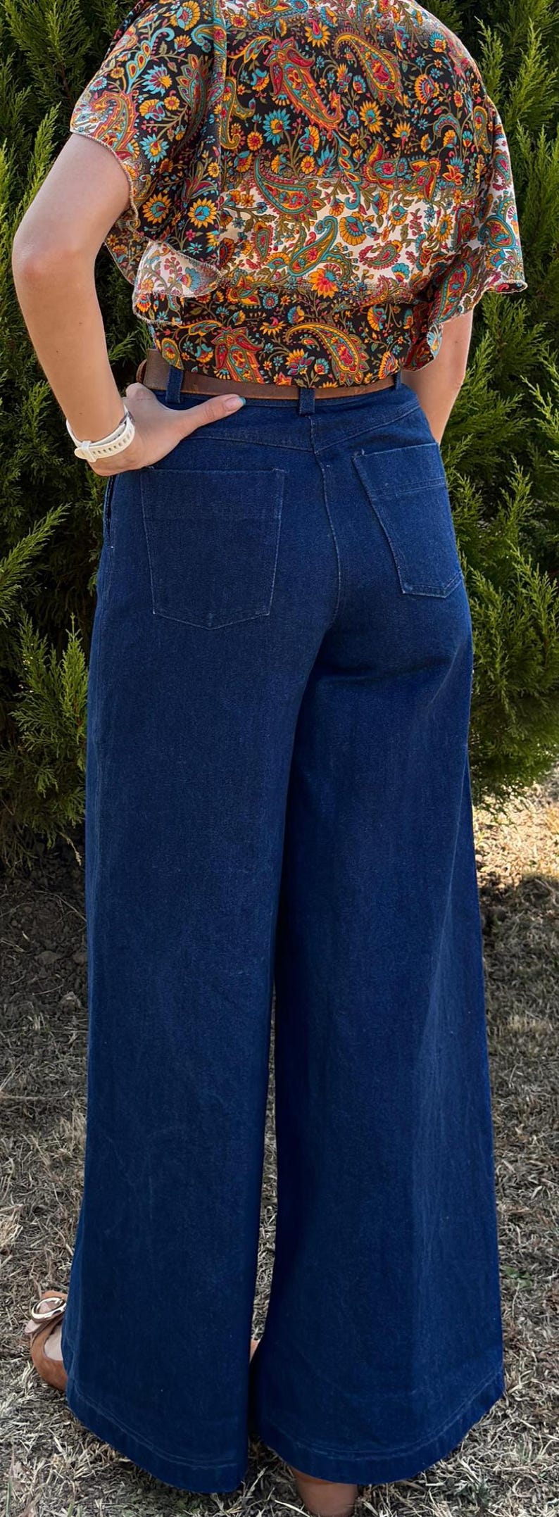 Wide Leg Denim Trouser Sewing Pattern: Multi-length (PDF) - Etsy
