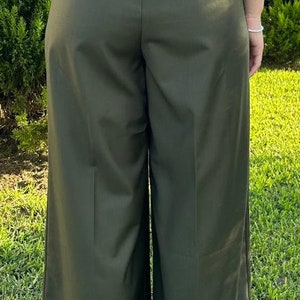 Wide Leg Trouser Sewing Pattern: High Waist Pleated Pants (PDF) - Etsy