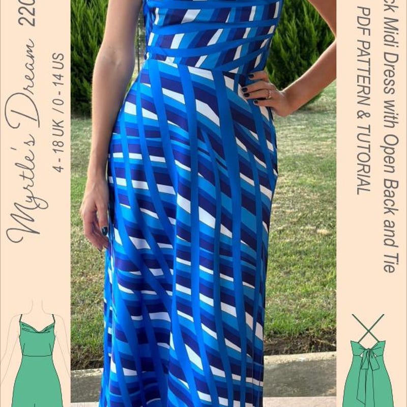 Cowl Back Dress - Etsy