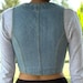 Cropped Waistcoat Sewing Pattern: Fitted Vest (sizes 4-24 UK / 0-20 US ...