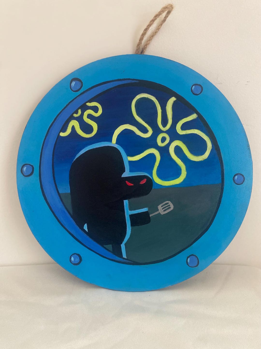 The Hash Slinging Slasher Acrylic Painting on Plywood - Etsy