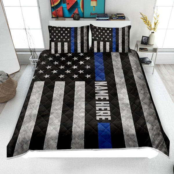 Police Officer Quilt - Etsy