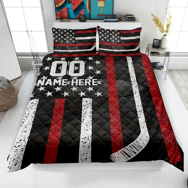 Hockey Quilt - Etsy