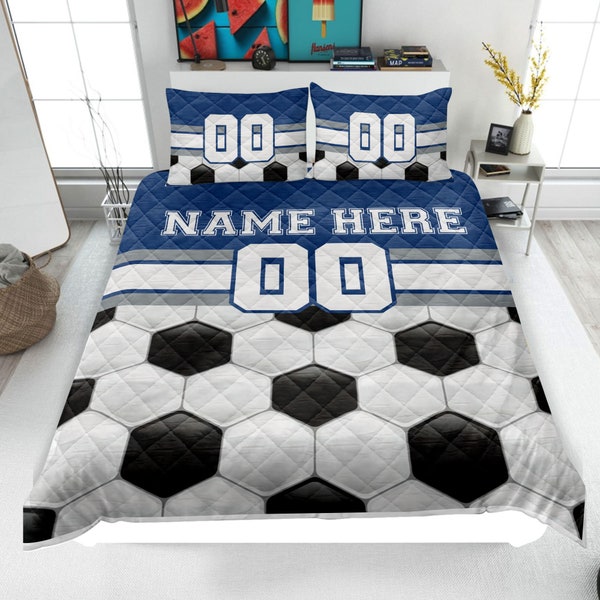 Soccer Quilt - Etsy