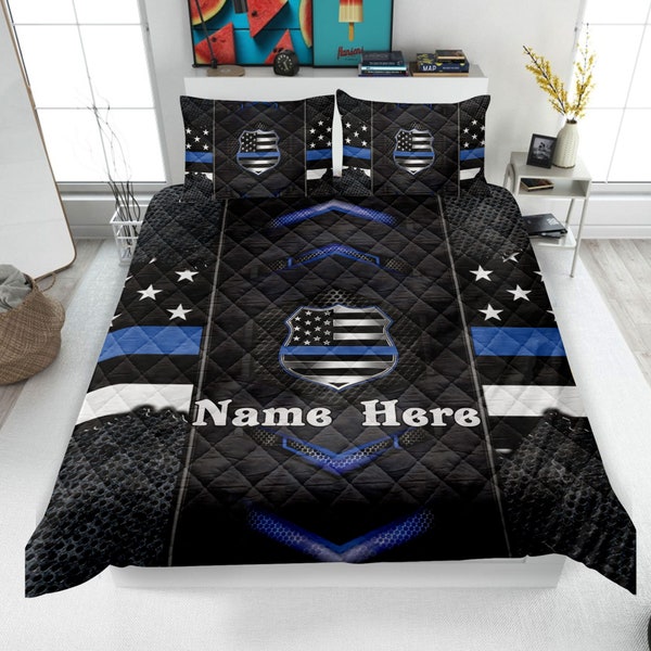 Police Officer Quilt - Etsy