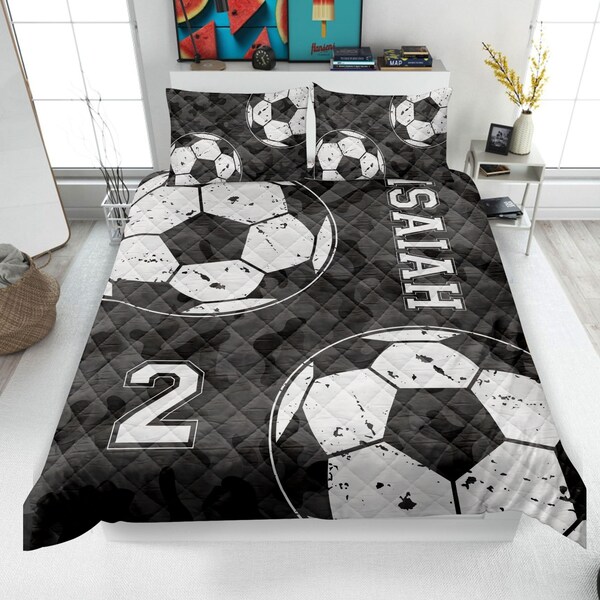 Soccer Bedding - Etsy