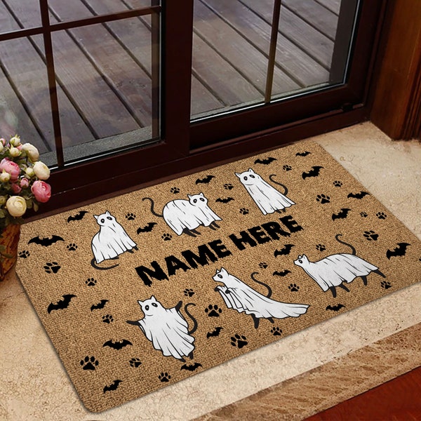 Cat Door Mat - Etsy
