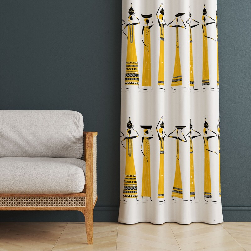 African Curtains - Etsy