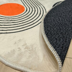 Pastel Colors Rug for Room, Circular Rug, Round Rug for Dining Room ...