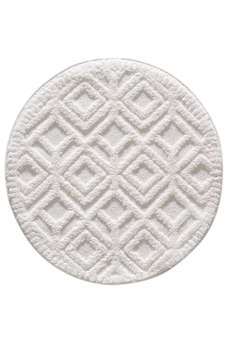 Boho Round Area Rug Soft Shaggy Off-white Rug for Kids Room - Etsy