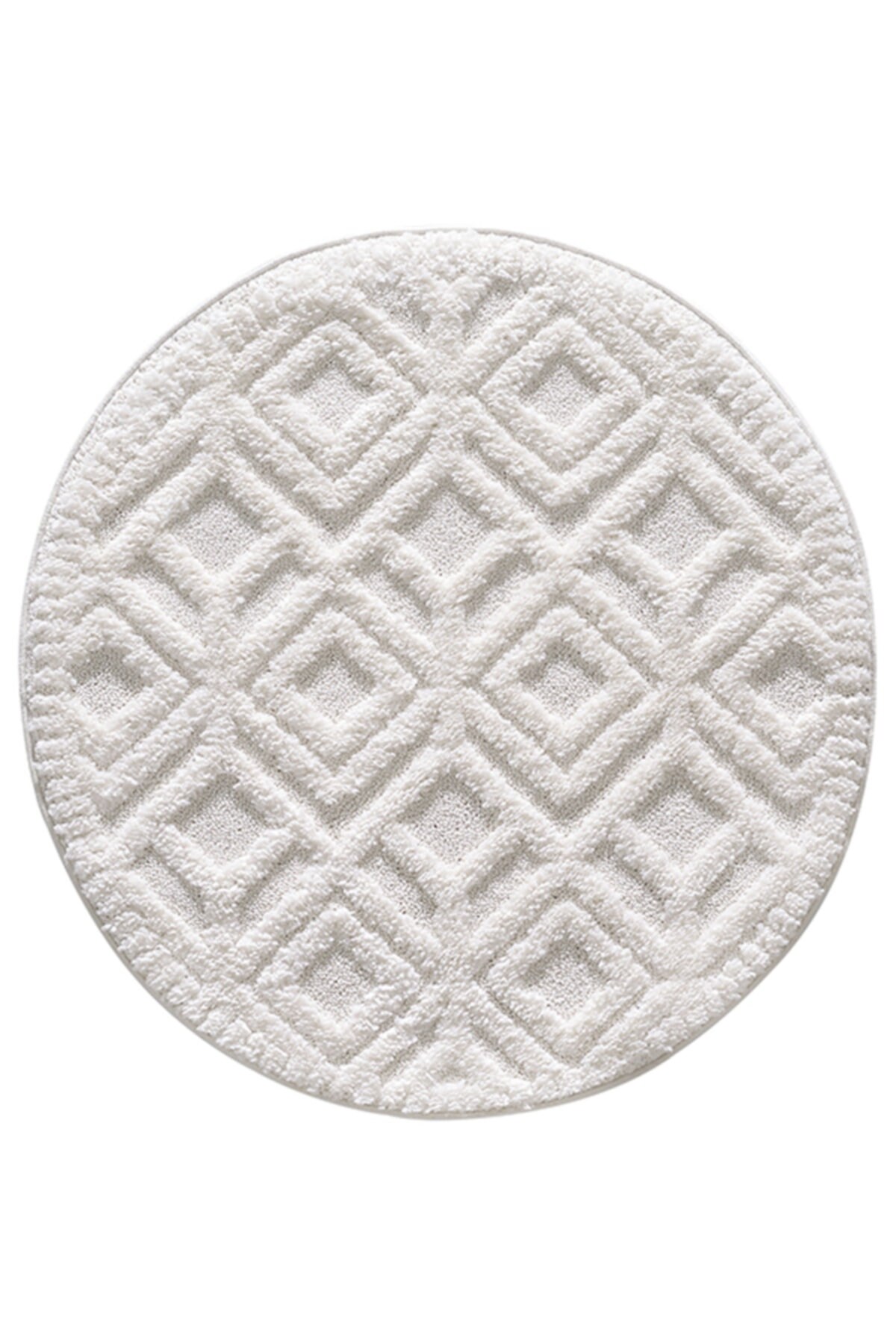Boho Round Area Rug Soft Shaggy Off-white Rug for Kids Room - Etsy