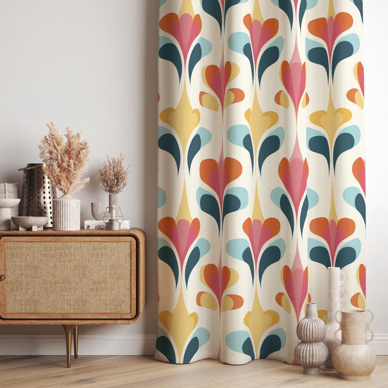 1970s Curtains - Etsy