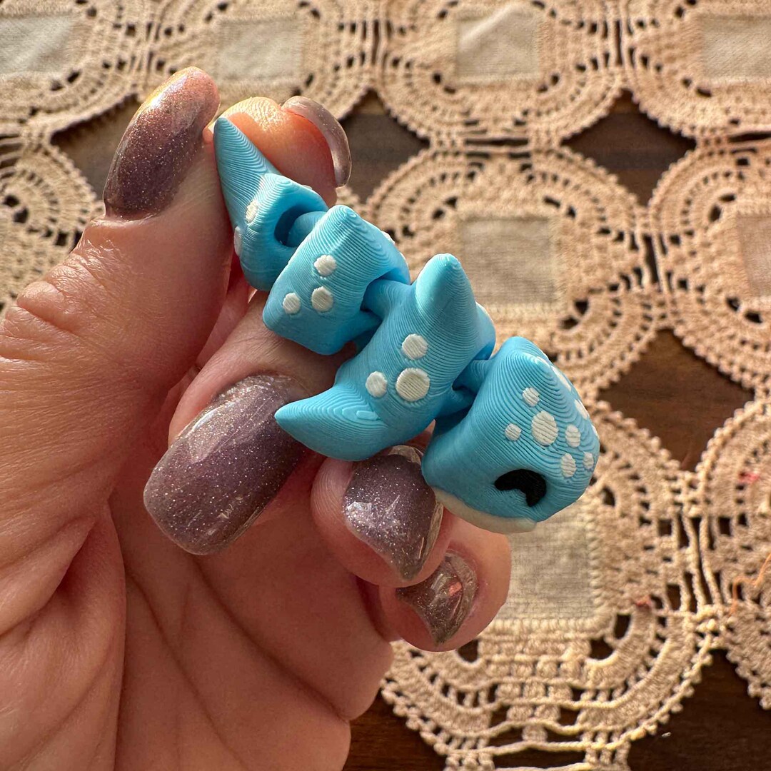Pocket Pal Wally – Articulated Whale Shark Buddy - Etsy