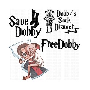 Dobby SVG Bundle - Free Elf - Svg Png Dxf Eps Pdf - Digital Downloads ...