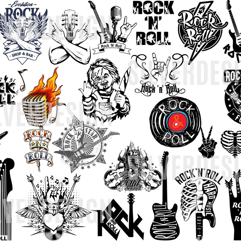 Rock and Roll Art - Etsy