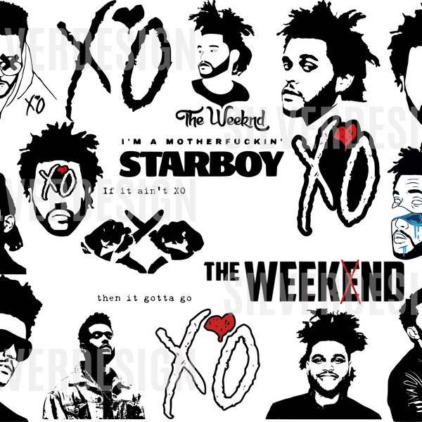 The Weeknd Svg - Etsy