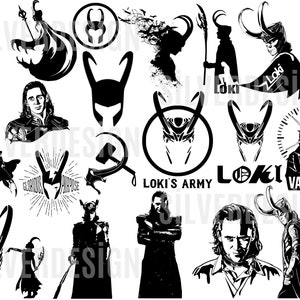 Loki SVG Bundle Svg Png Dxf Eps Pdf - Perfect Cut File for Cricut ...