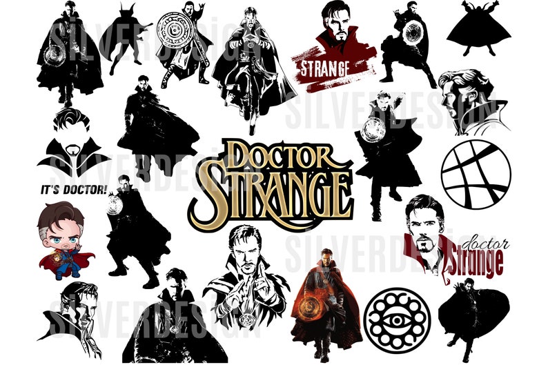 Doctor Strange SVG Bundle Clipart Cut File for Cricut Digital - Etsy