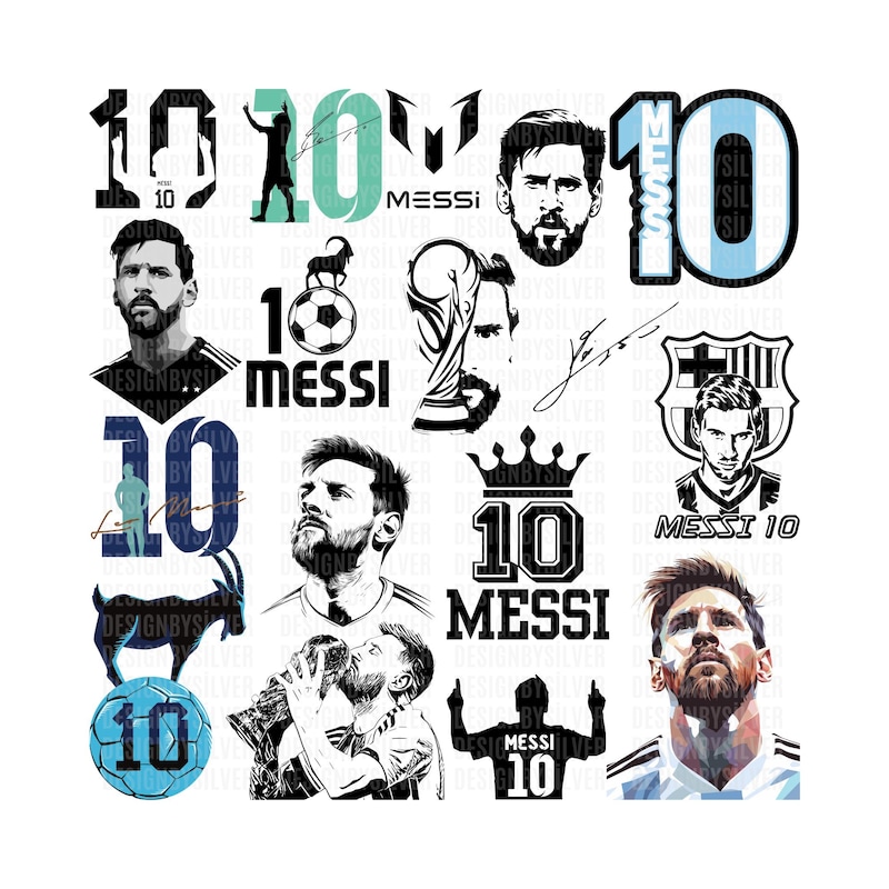 Messi Svg - Etsy